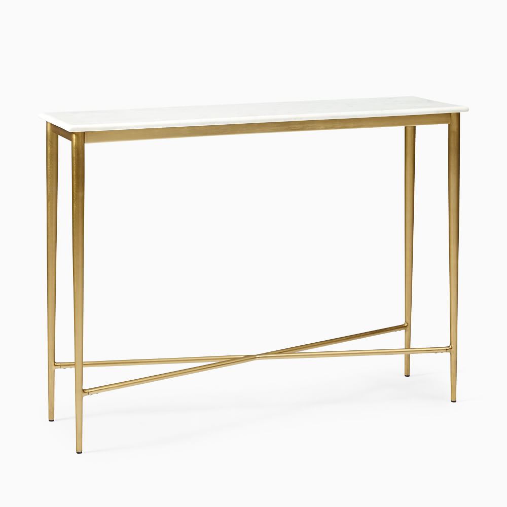 West elm marble console table store